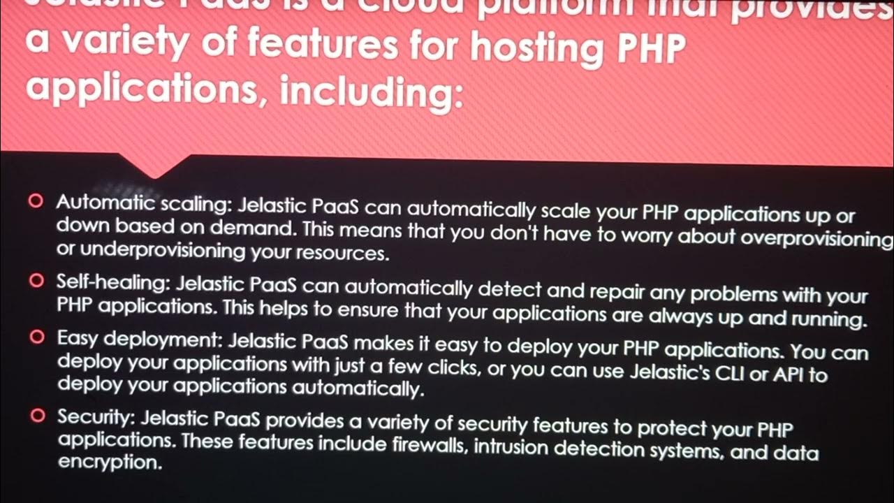 Collin Technology Explores PHP Cloud Hosting Mastery with Jelastic PaaS - YouTube