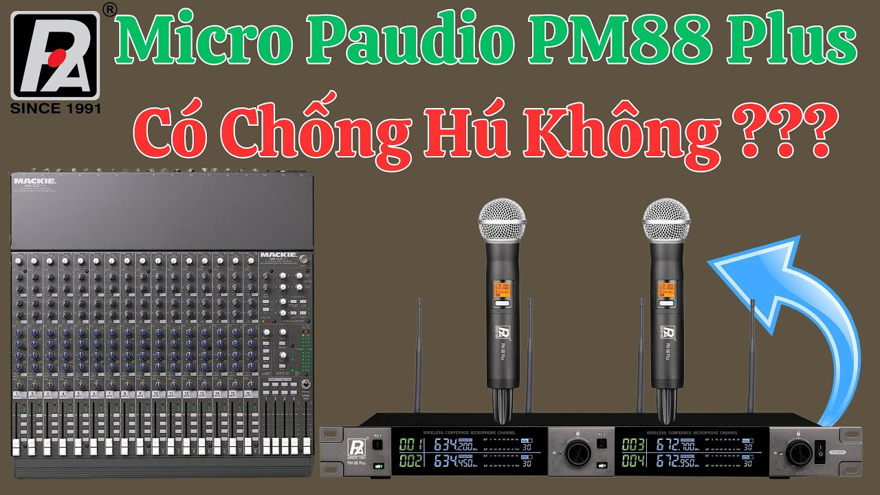 Test Chất Âm Micro Paudio PM88 Plus - YouTube