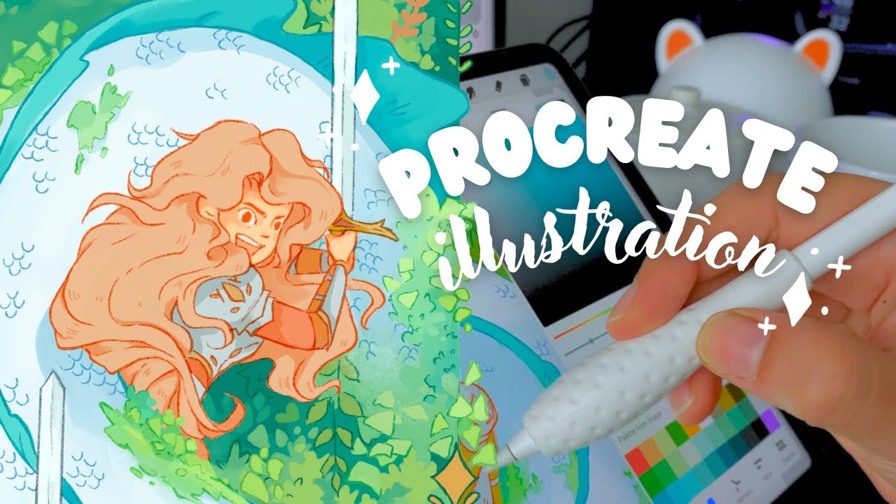 This Digital Illustration is Finally Finished! | Procreate Illustration - YouTube