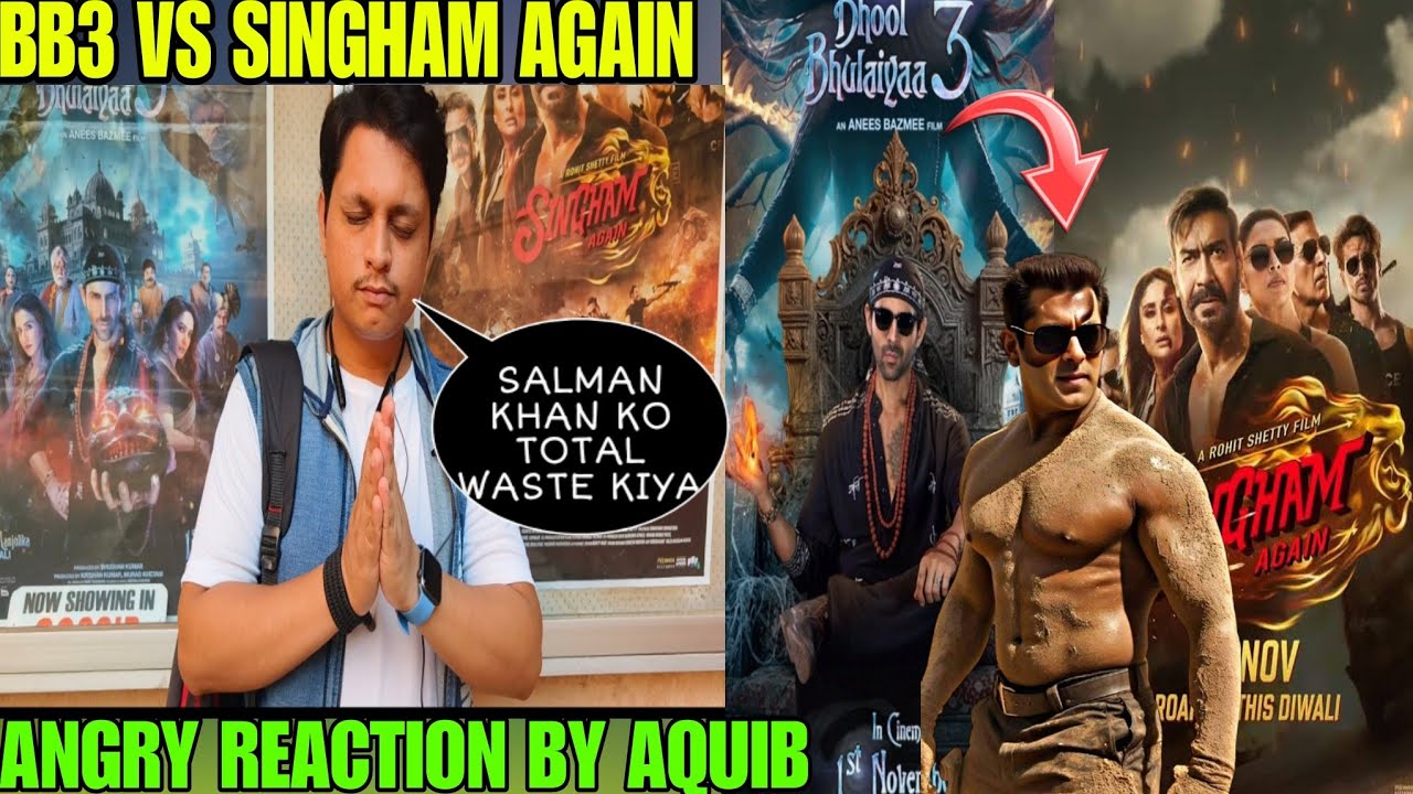 Salman khan Small Cameo Singham again vs Bhool bhulaiyaa 3 Angry ...