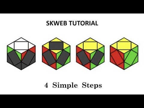 How to solve a SKWEB cube in a easy method - YouTube