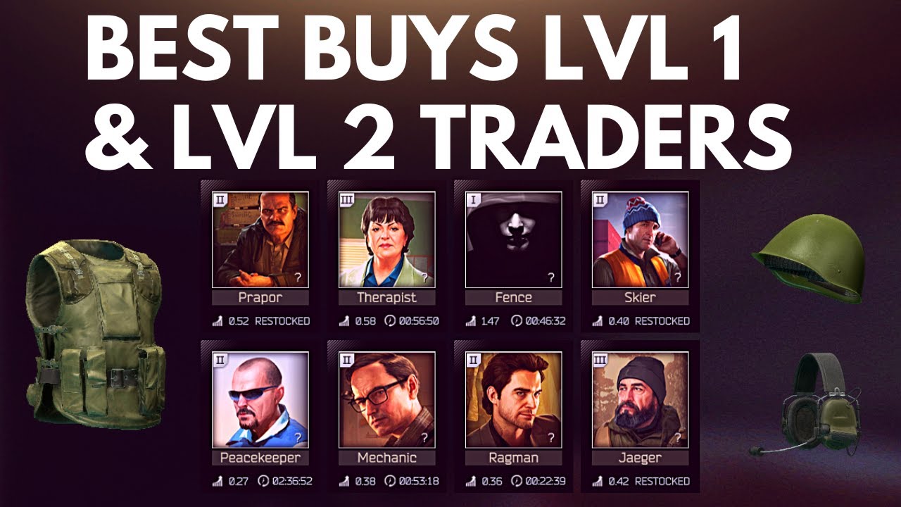 Level 1 - Level 2 Traders Building A Loadout - Escape From Tarkov Guide ...