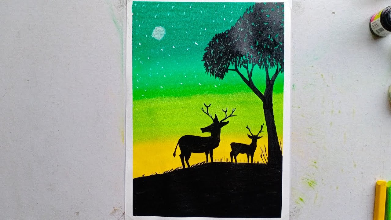 How Can I Draw a Dear | How to draw a dear drawing easy with shoft ...