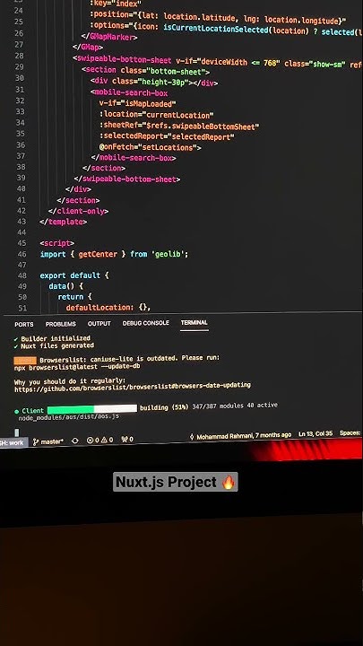 Working on a Nuxt.js Project 🔥🔥 - YouTube