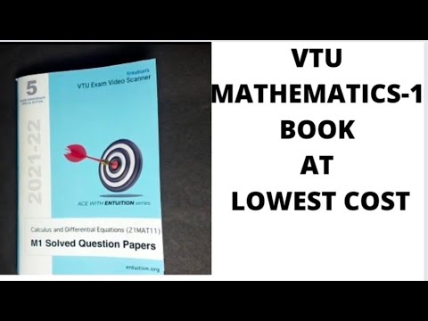 VTU MATHS-1 BOOK AT LOWEST COST - YouTube