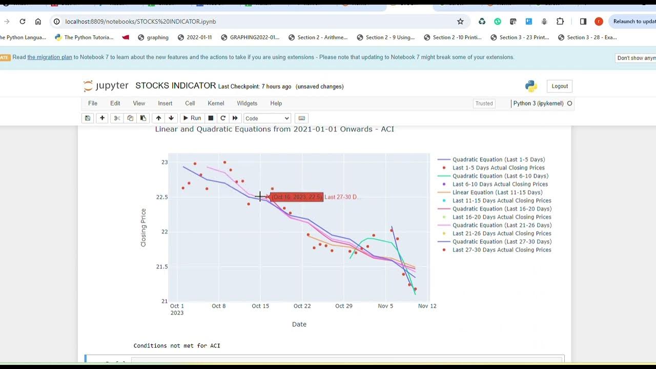 Ronnie makesmoney stock prediction tool made with CHATGPT and python #chatgpt #stockprediction ...