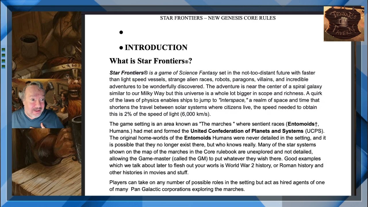 Let's Look at an Example of Races from Star Frontiers: New Genesis - Oh ...