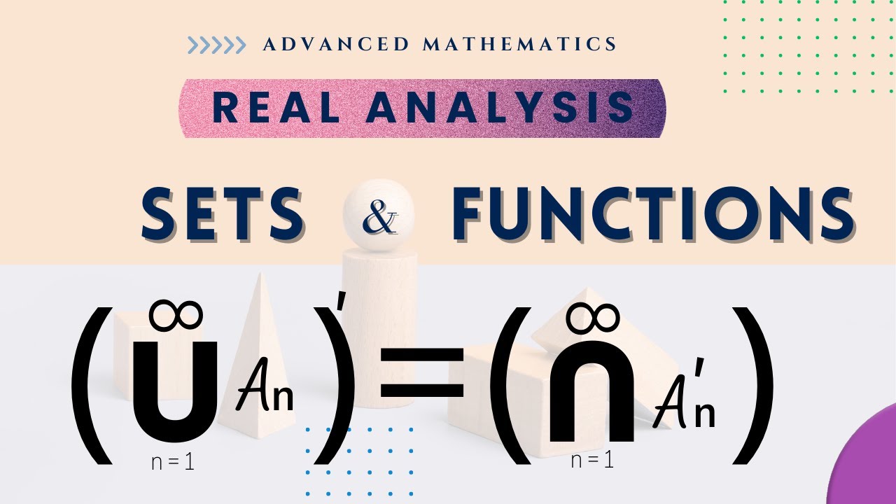 Real Analysis | Lecture - 4 | SETS & FUNCTIONS | ADVANCED MATHEMATICS ...