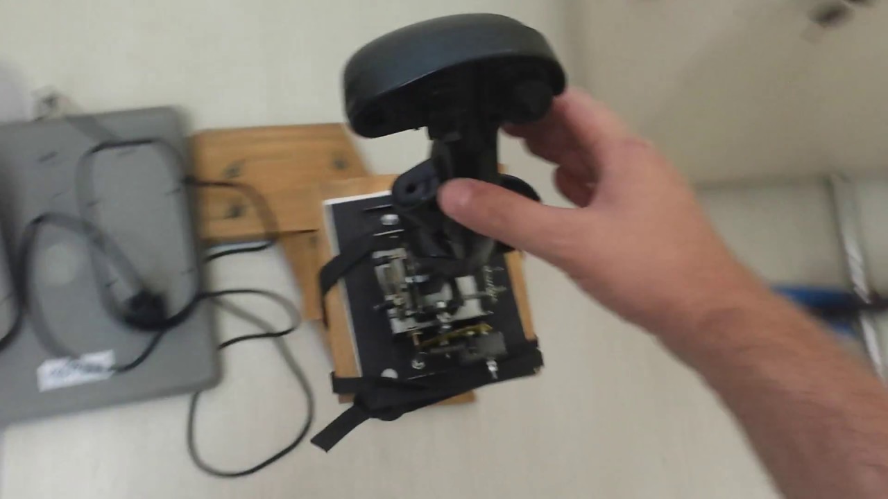 DIY joystick gimbal - CAM-single arm (X, Y) + suncom F-15 grip 1.2 ...