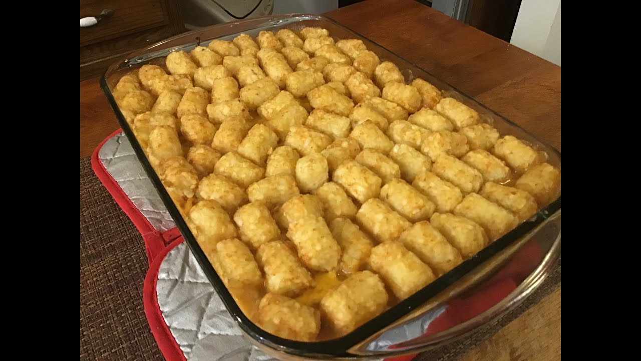SOUTHWESTERN COWBOY TATER TOT CASSEROLE!! Best Recipe Ever! - YouTube