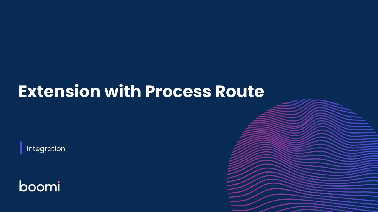 Integration - Extension With Process Route - YouTube