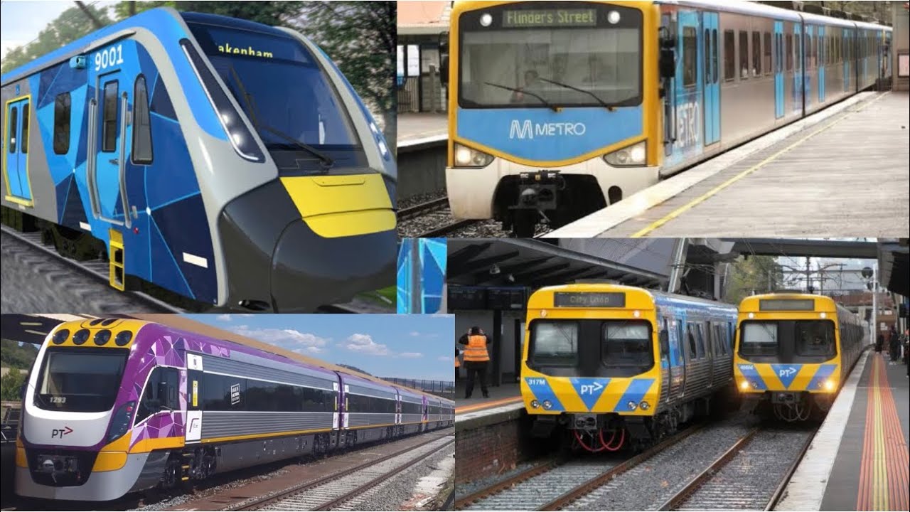High Capacity Metro | Siemens | Comeng | V/line | Metro Trains Part-2 🚆 ...