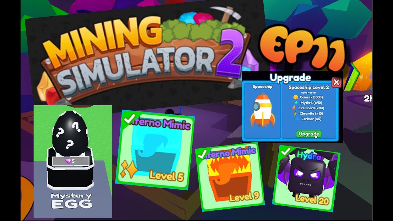 NEW MEGA UPDATE !!! ⛏⛏⛏🌍🌍🌍💎💎NEW RANDOM EGG !!! - Mining Simulator 2 ...