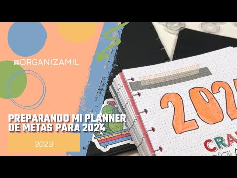 Preparando mi agenda de metas para el 2024 - YouTube