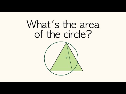 What's the area of the circle?
