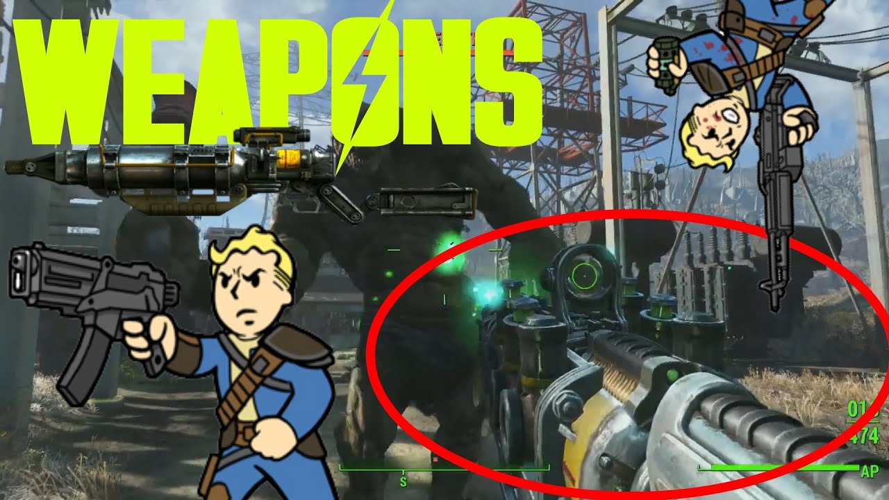FALLOUT 4 - Weapon Customization Breakdown!! (Analysis) - YouTube