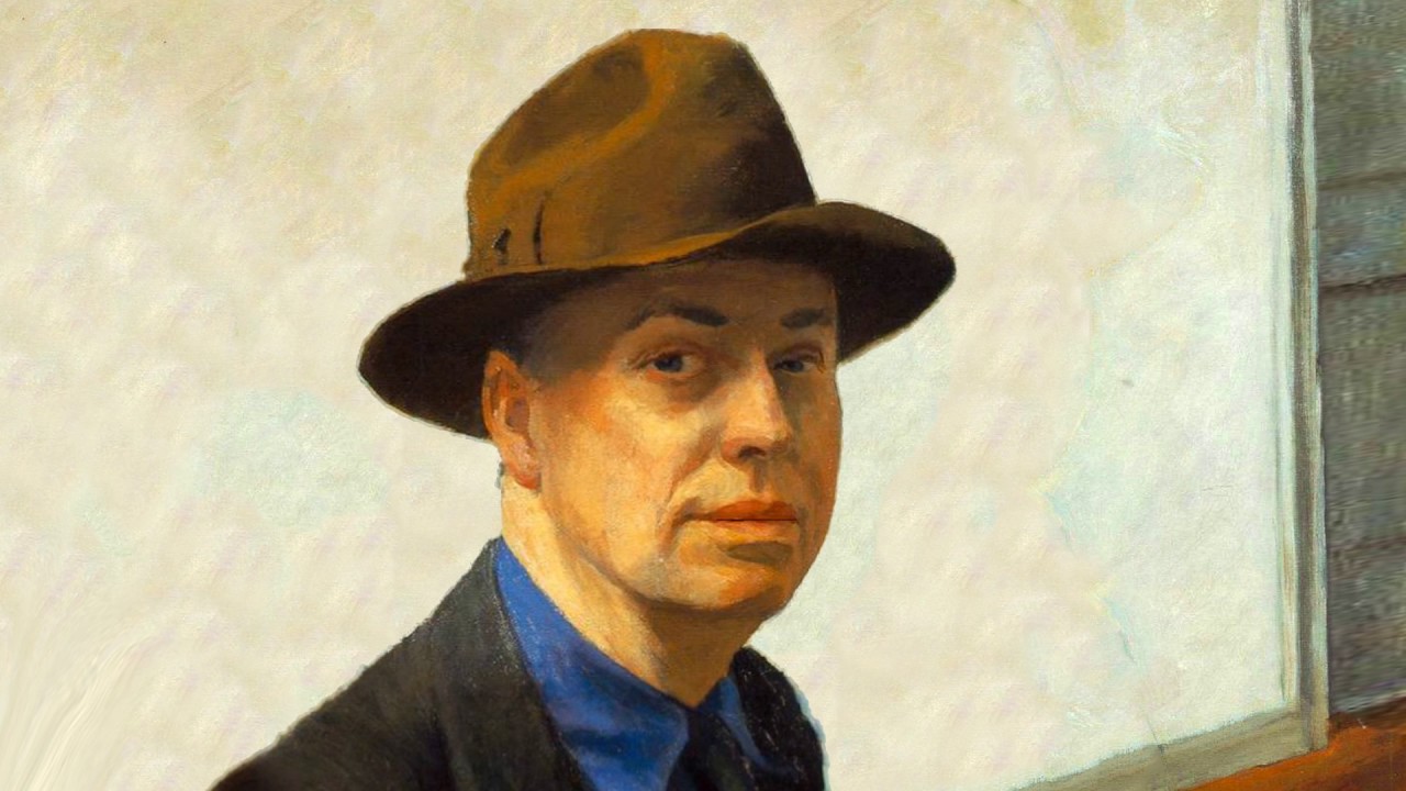 ANIMATED - Edward Hopper - Self Portrait [test] [1080p] - YouTube