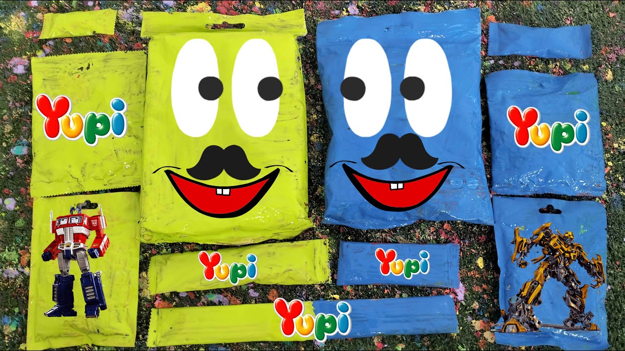 MEMBERSIHKAN PERMEN YUPI PENUH KOTORAN LUMPUR | Yupi Zugi Zagi Zug ...