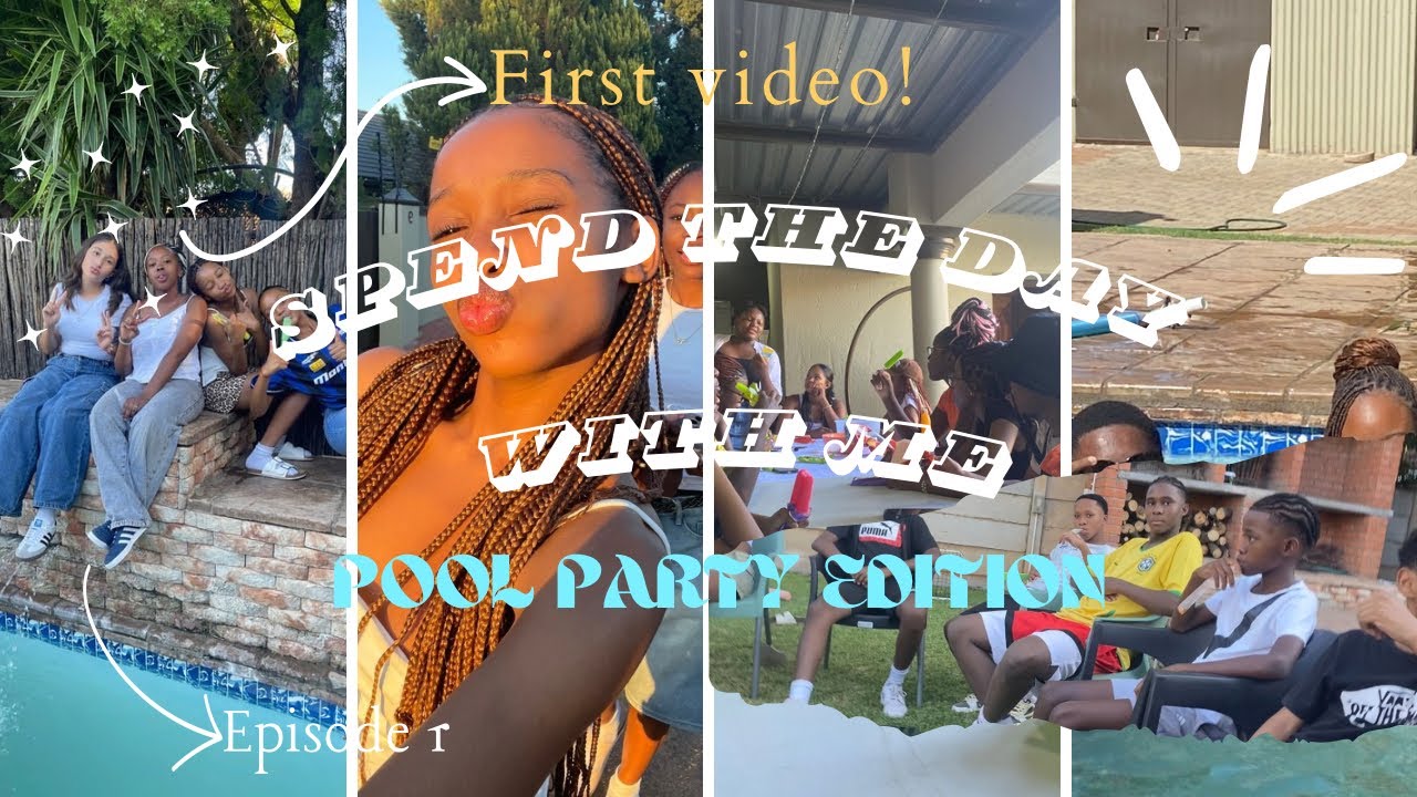 POOL PARTY!🌺🌞| vlog | day in the life - YouTube