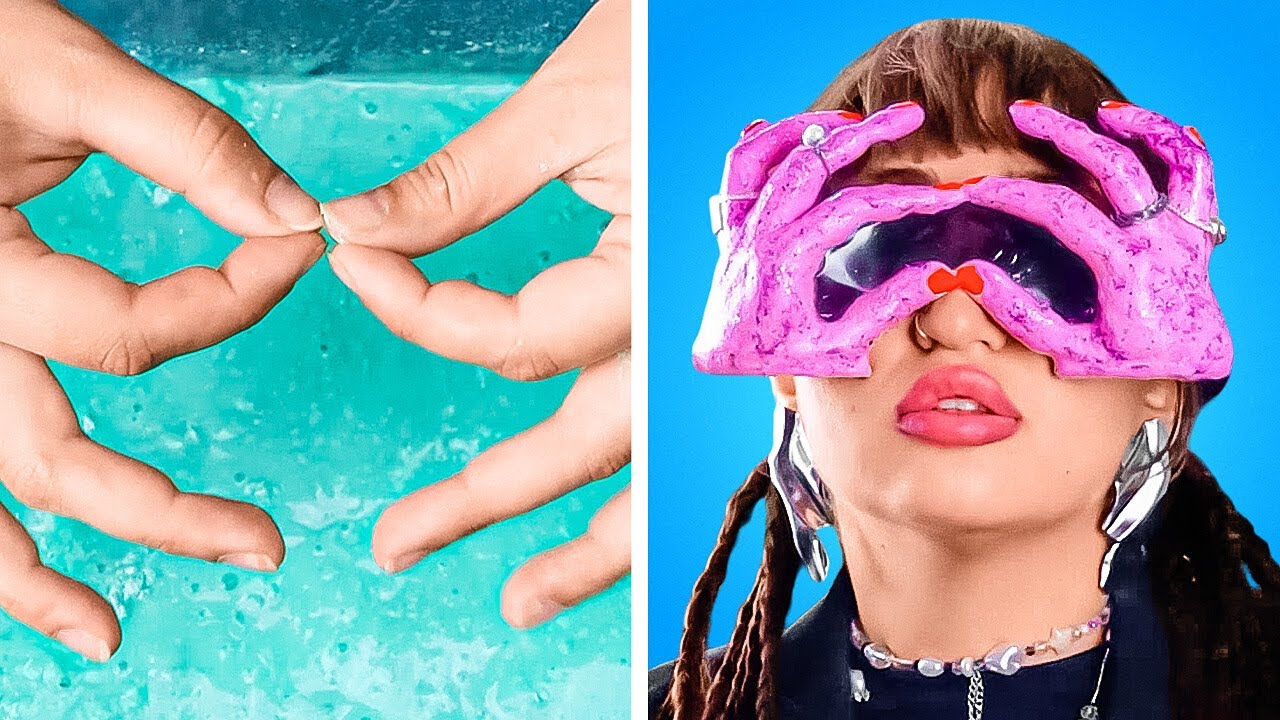 CRAZY EYEWEAR AND SUNGLASSES IDEAS MADE FROM SCRATCH - YouTube