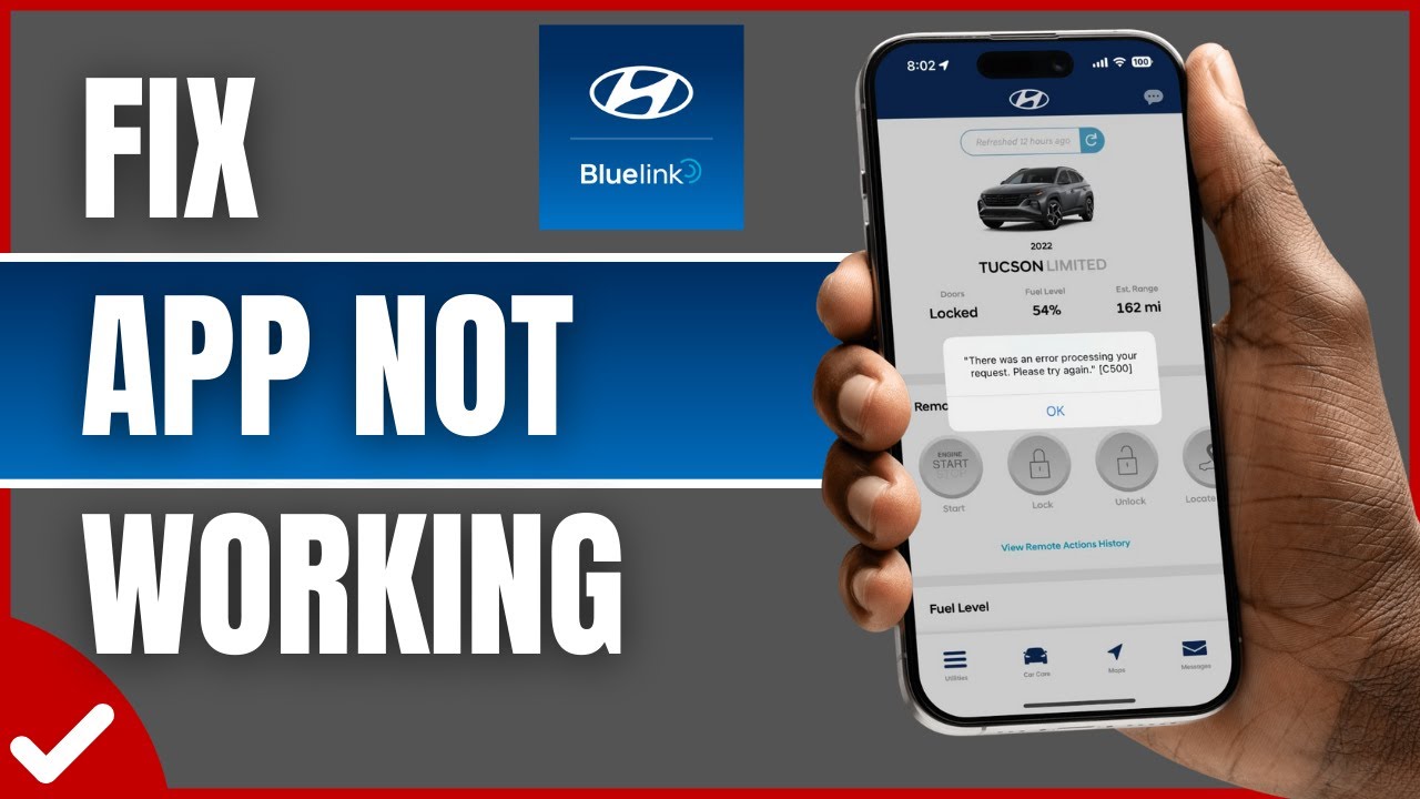 Bluelink App Not Working