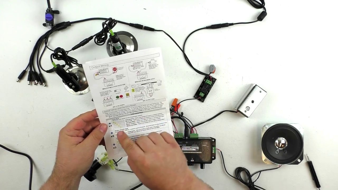 High Security Escape Room Laser Grid Puzzle Kit - YouTube