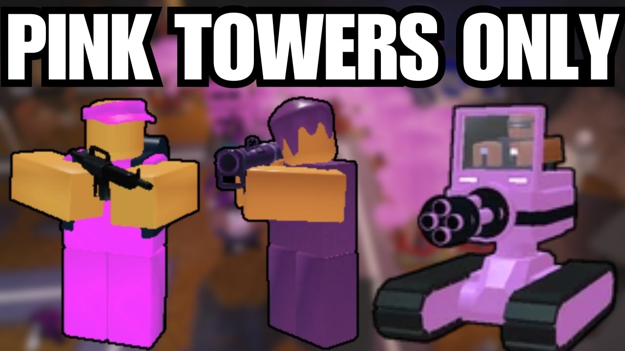 PINK TOWERS ONLY│TOWER BATTLES│ - YouTube