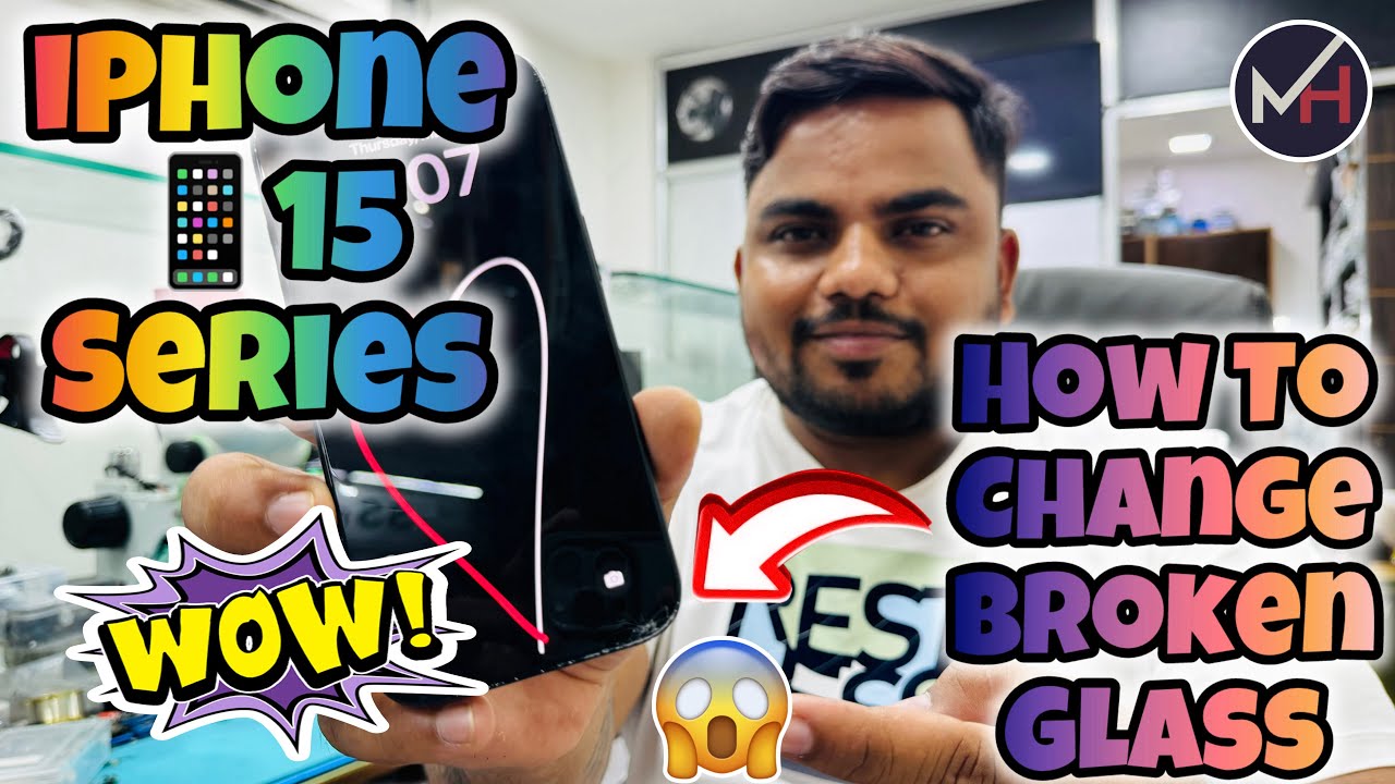How To Change iPhone 15 Front Glass/iPhone 15 Glass Replacement/How To ...