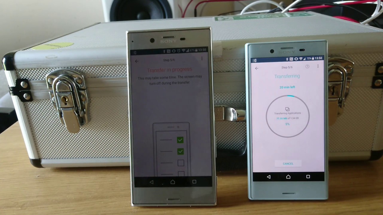 using Xperia Transfer Mobile wireless - YouTube