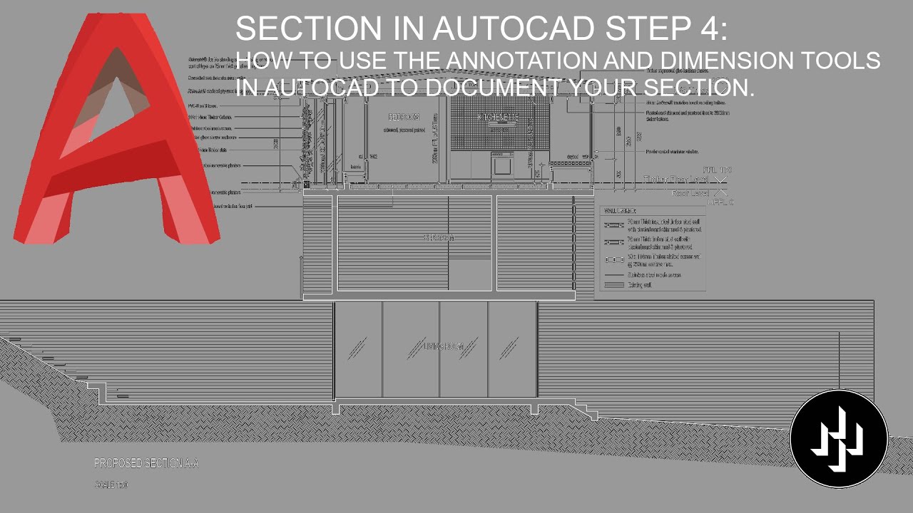 SECTION IN AUTOCAD STEP 4: - YouTube