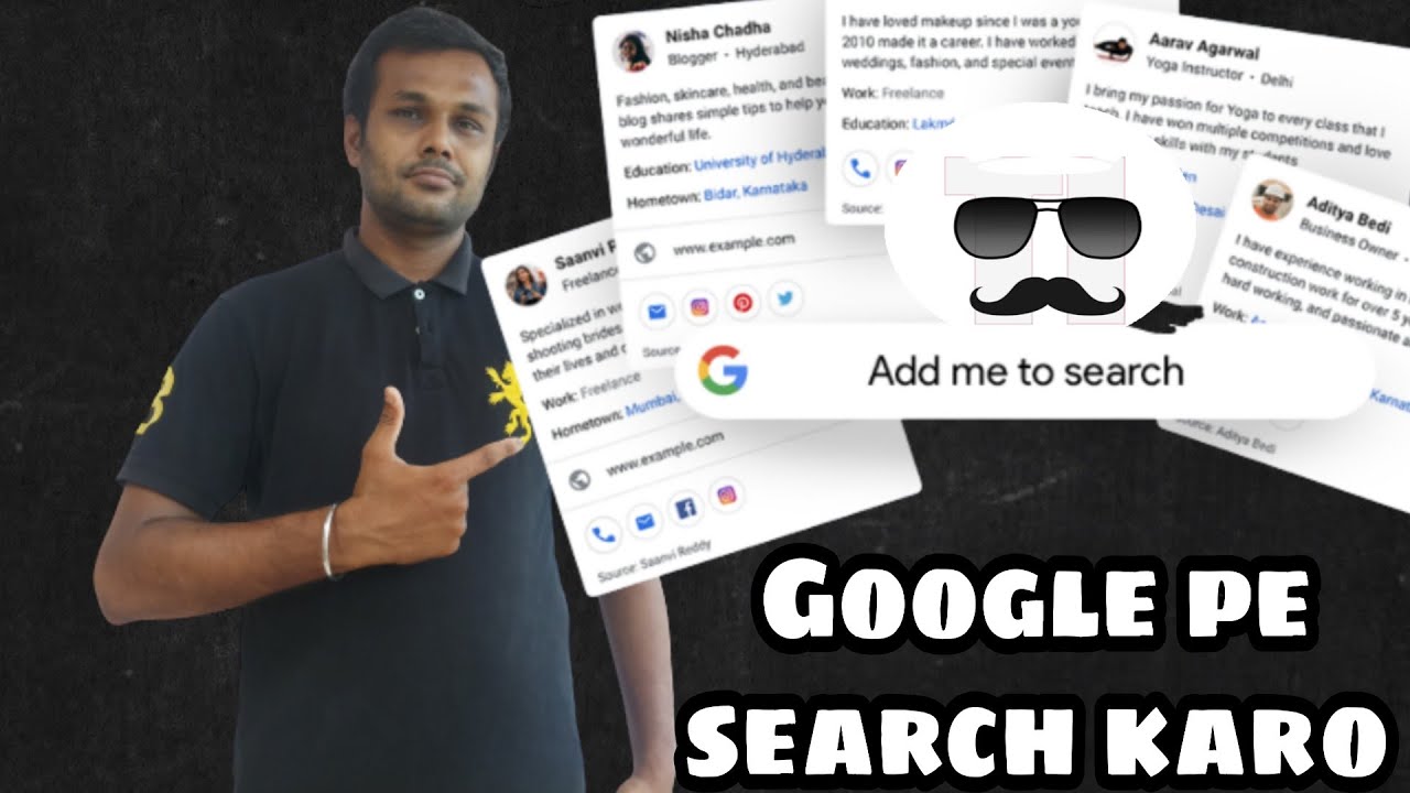 Google people card | Add me to search | How to get your name on Google ...