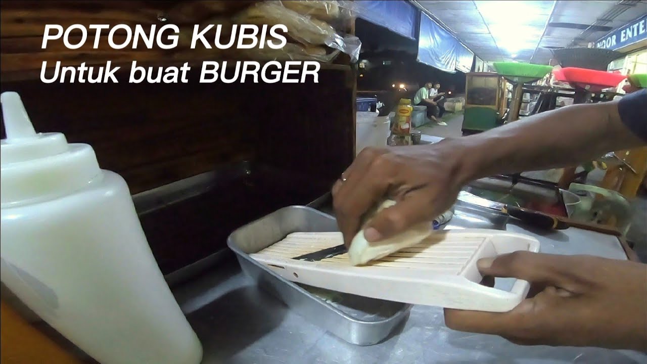 Cara Potong Kubis Untuk Burger | Cara Potong Kobis Halus | Cara Sagat ...