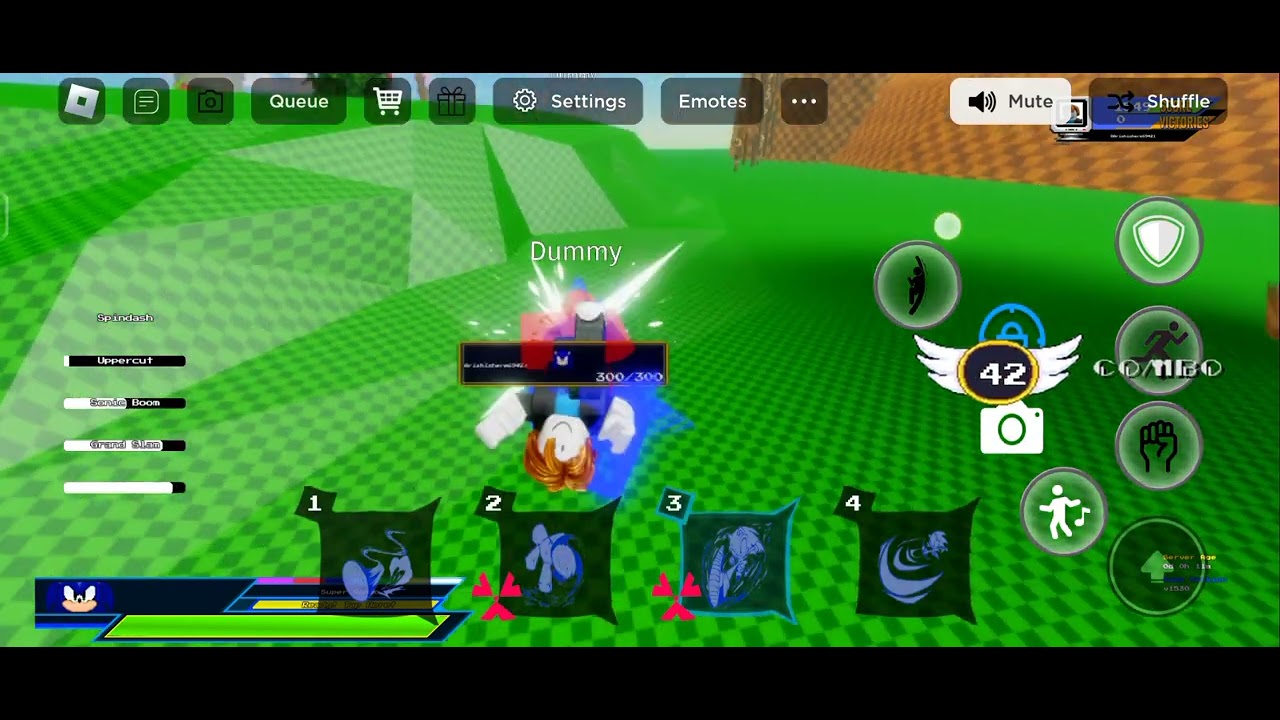 My Sonic The Hedgehog combos in Sonic Showdown - YouTube