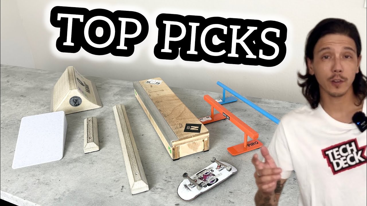 My Favorite Fingerboard Obstacles & WHY - YouTube