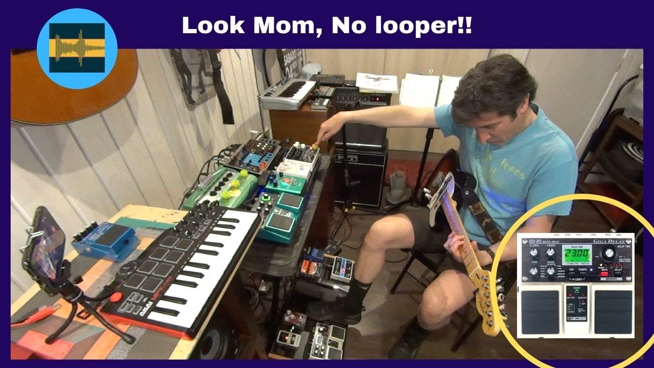 Boss Giga Delay | Long & Stacked Delays Looping | Boss DD-20 Delay ...