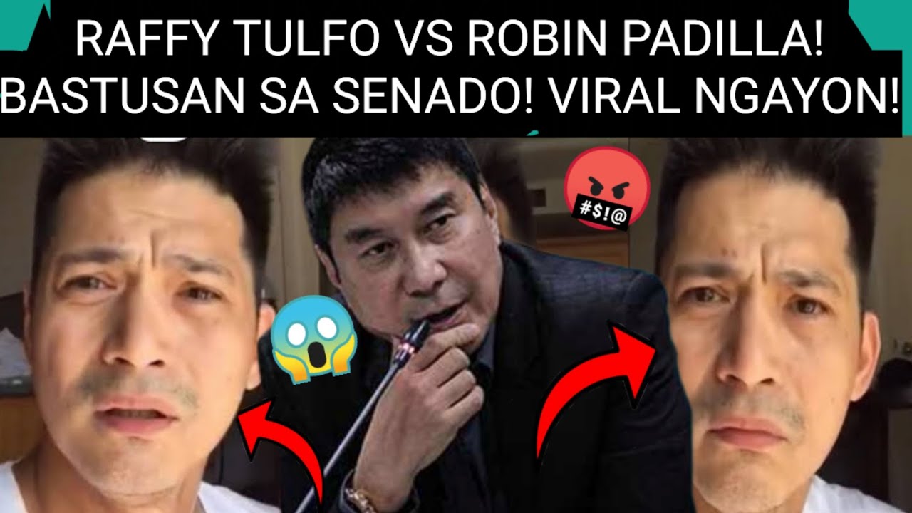 VIRAL! RAFFY TULFO SINAMPAL si ROBIN PADILLA sa HARAP nang mga SENADOR ...