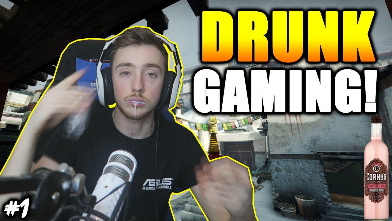 DRUNK GAMING - ARMS RACE SHOTS - YouTube