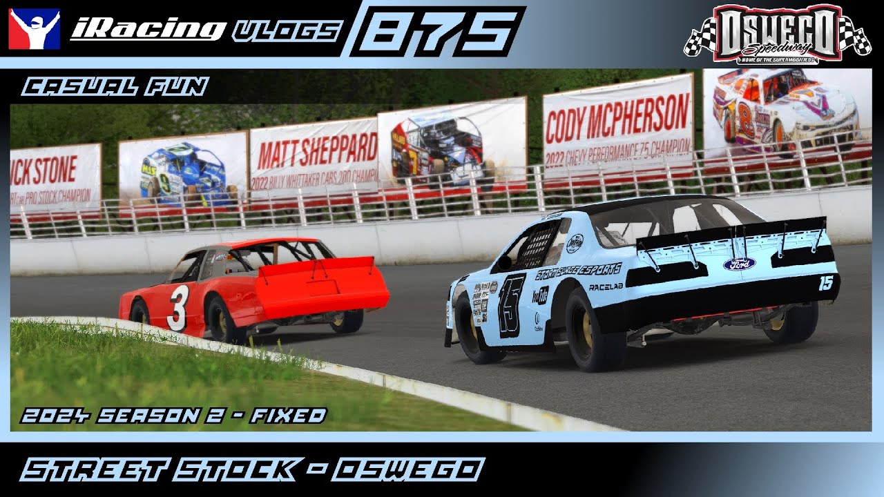 Casual Fun - Street Stock @ Oswego - Fixed - iRacing Ep. 875 - YouTube