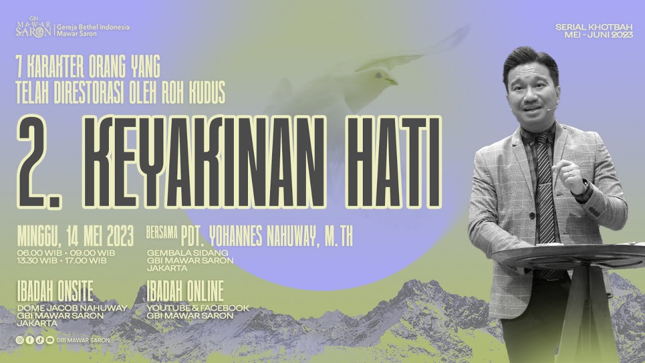 Ibadah Minggu GBI Mawar Saron Jakarta IV - 14 Mei 2023 - YouTube