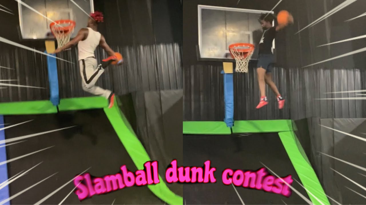 SLAMBALL DUNK CONTEST IN THE HOOD - YouTube