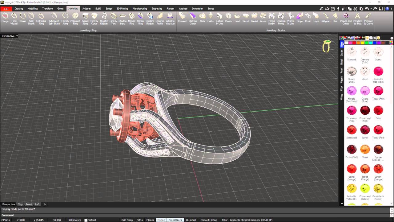 RhinoGold 6 News User Interface - YouTube