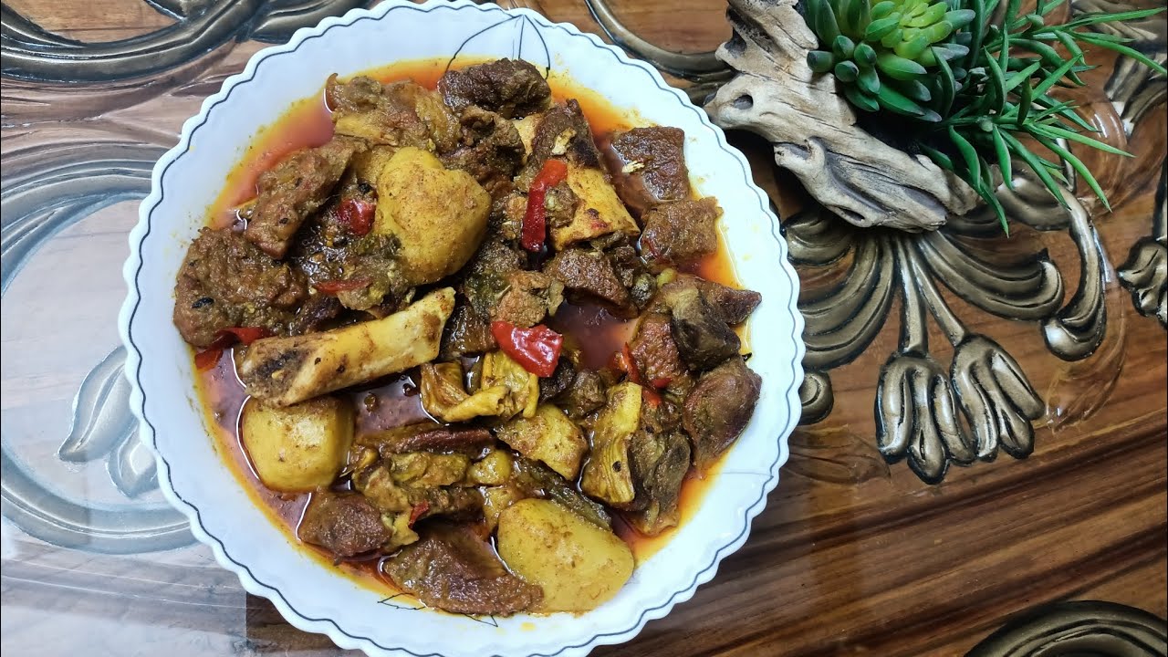 কাটা মশলায় গরুর মাংস রান্না Recipe for Beef Curry Kata Mashala ...