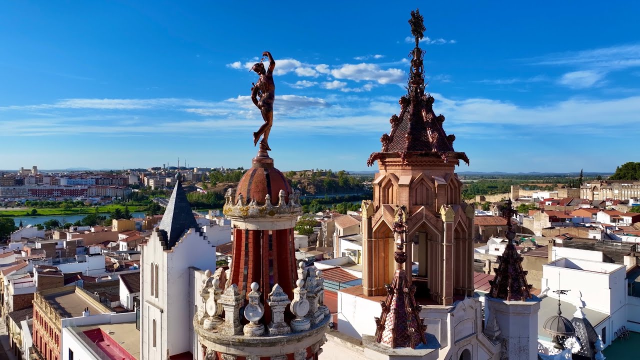 BADAJOZ A VISTA DE DRON (Extremadura, España) 4K DJI Mavic 3 PRO - YouTube