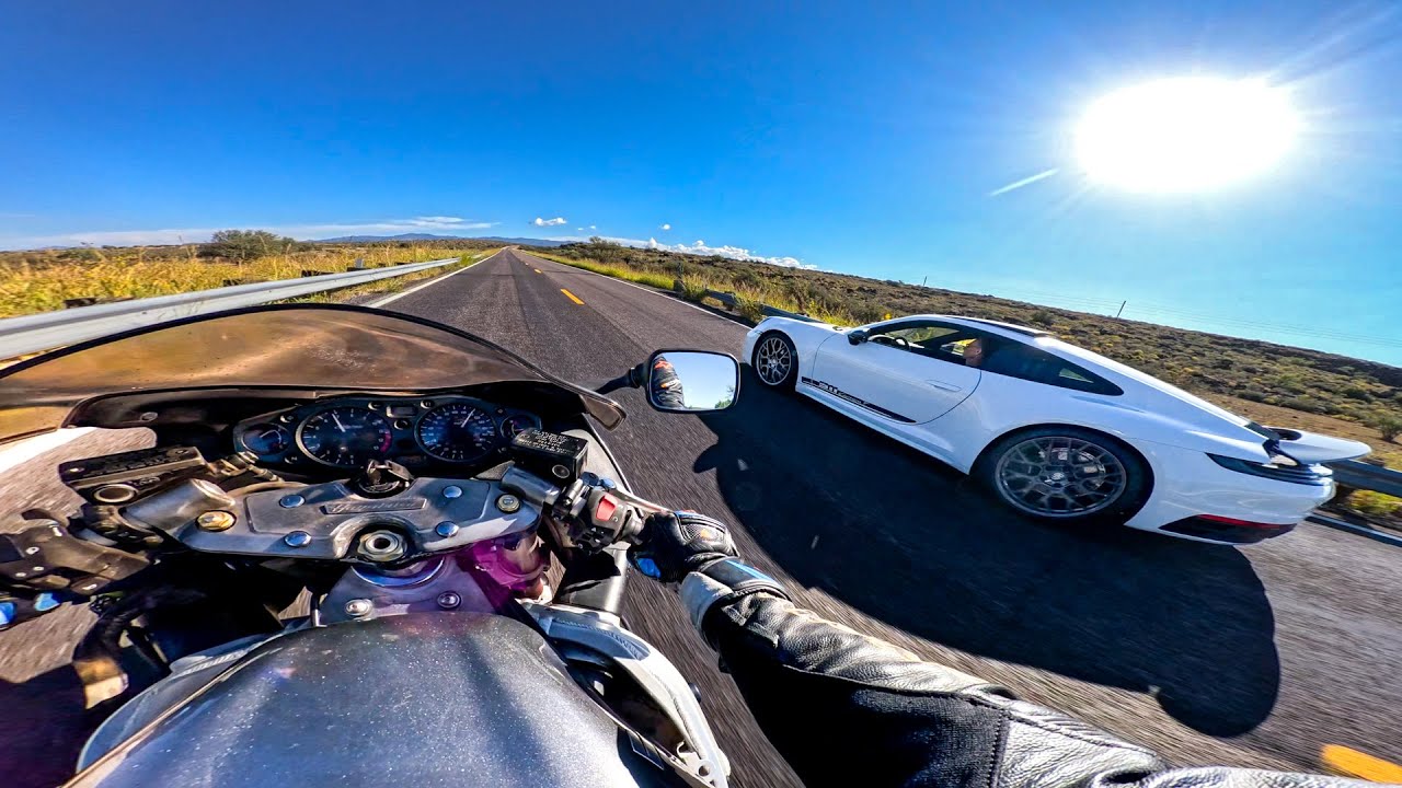 $1000 Busa vs Porsche - YouTube