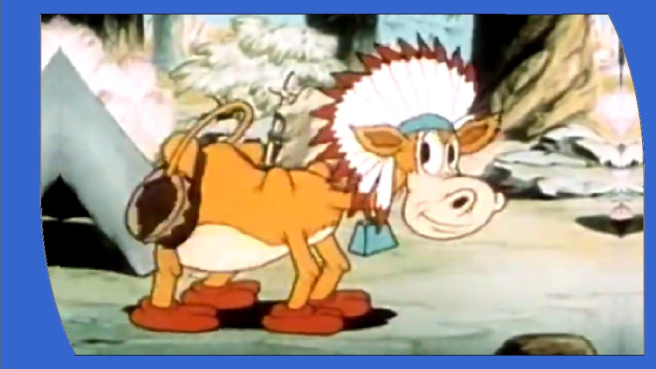Molly Moo Cow The Indians | Classic Cartoon for Kids - YouTube