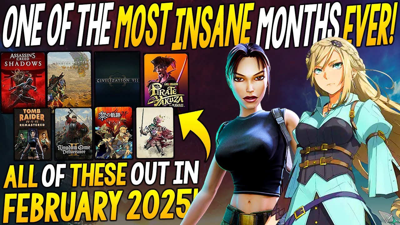 One of the MOST INSANE Months of NEW Game Releases EVER! February 2025 ...