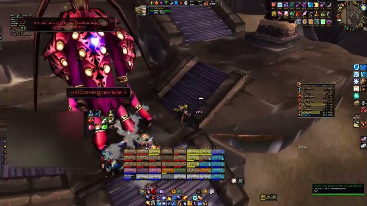 WoW-Classic Era-Firemaw "ACTIVE" (AQ40-BWL-MC guild run) Mage POV - YouTube