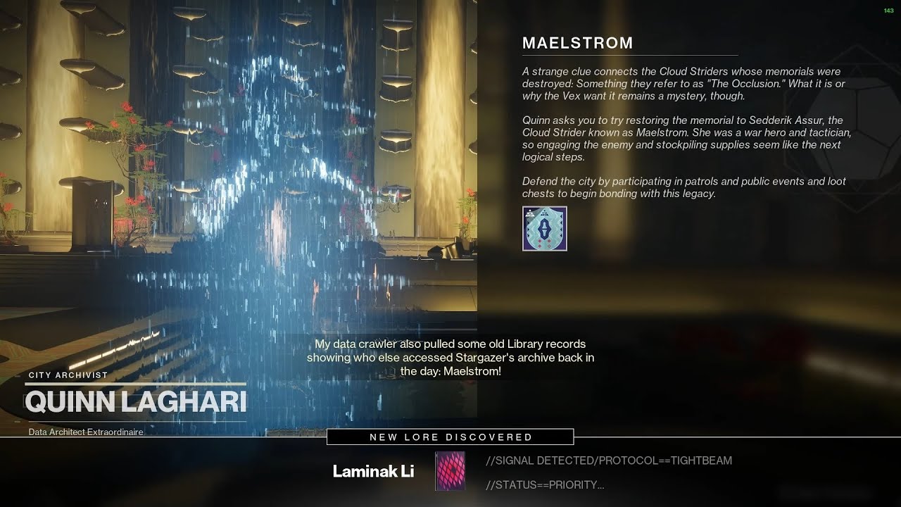 "Maelstrom" Full Quest for Exotic Glaive (Part 3) | Destiny 2 Lightfall - YouTube