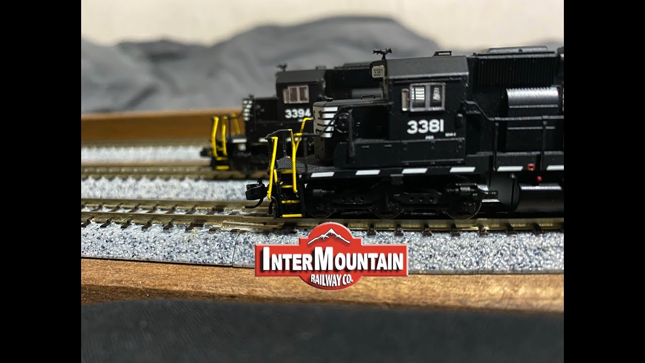 Will they run? Two used N Scale Intermountain Norfolk Southern SD40-2's ...