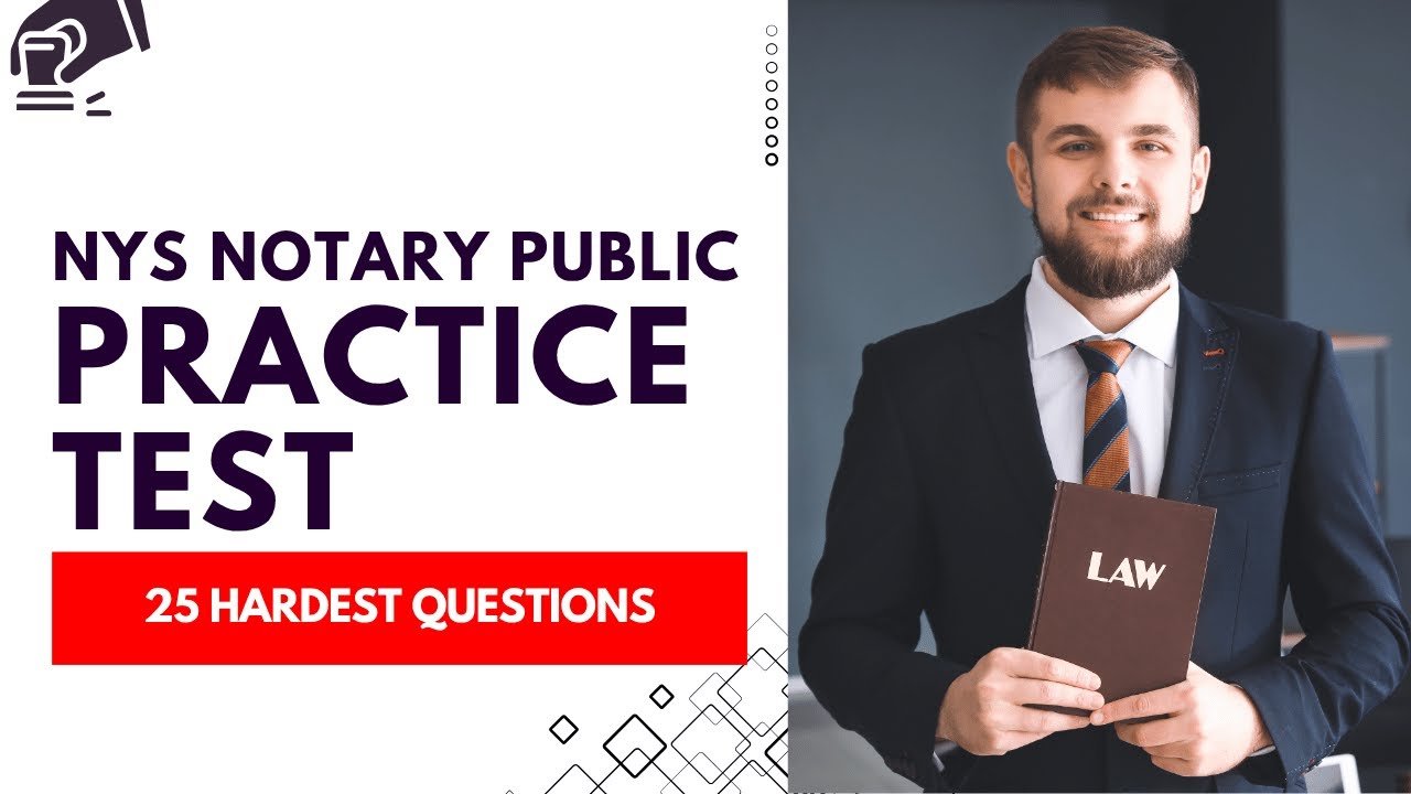 NYS Notary Public Exam Preparation Course - Practice Test & Review (25 ...